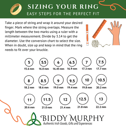 Irish Rings: Gold and Silver Celtic Rings For Men & Women – Biddy ...