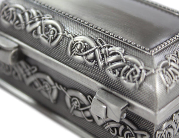 Claddagh Pewter Jewelry Box: Exquisite & Spacious Storage – Biddy ...