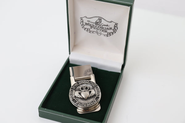 Irish Money Clip Irish Claddagh Money Clip Stainless Steel Hinged Mone ...